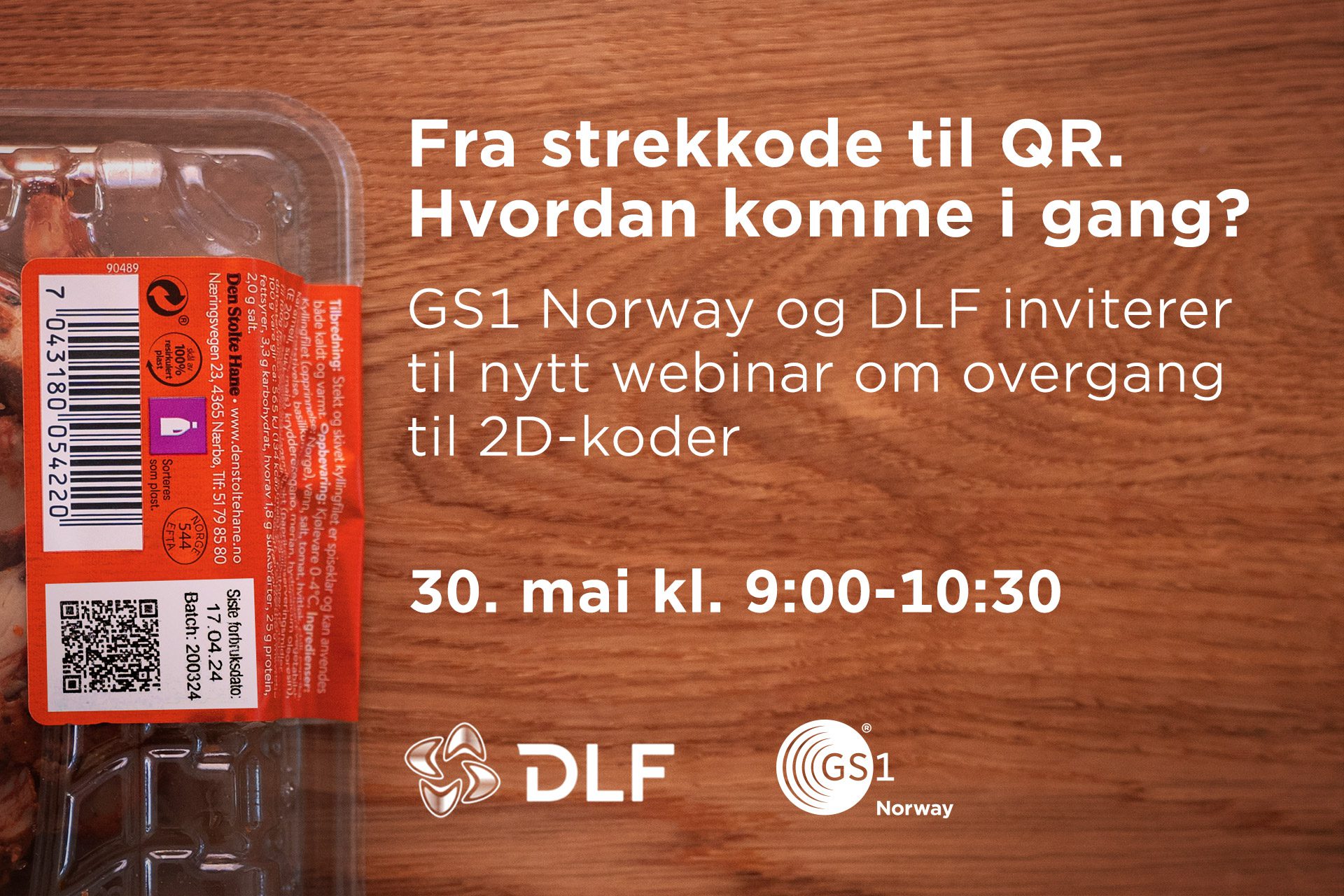 Webinar: Fra strekkode til QR. Hvordan komme i gang? Opptak er ...